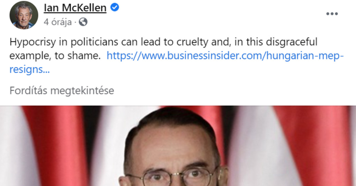 Telex: A Daily Show és a Gyűrűk Ura-filmek Gandalfjaként is ismert Ian ...