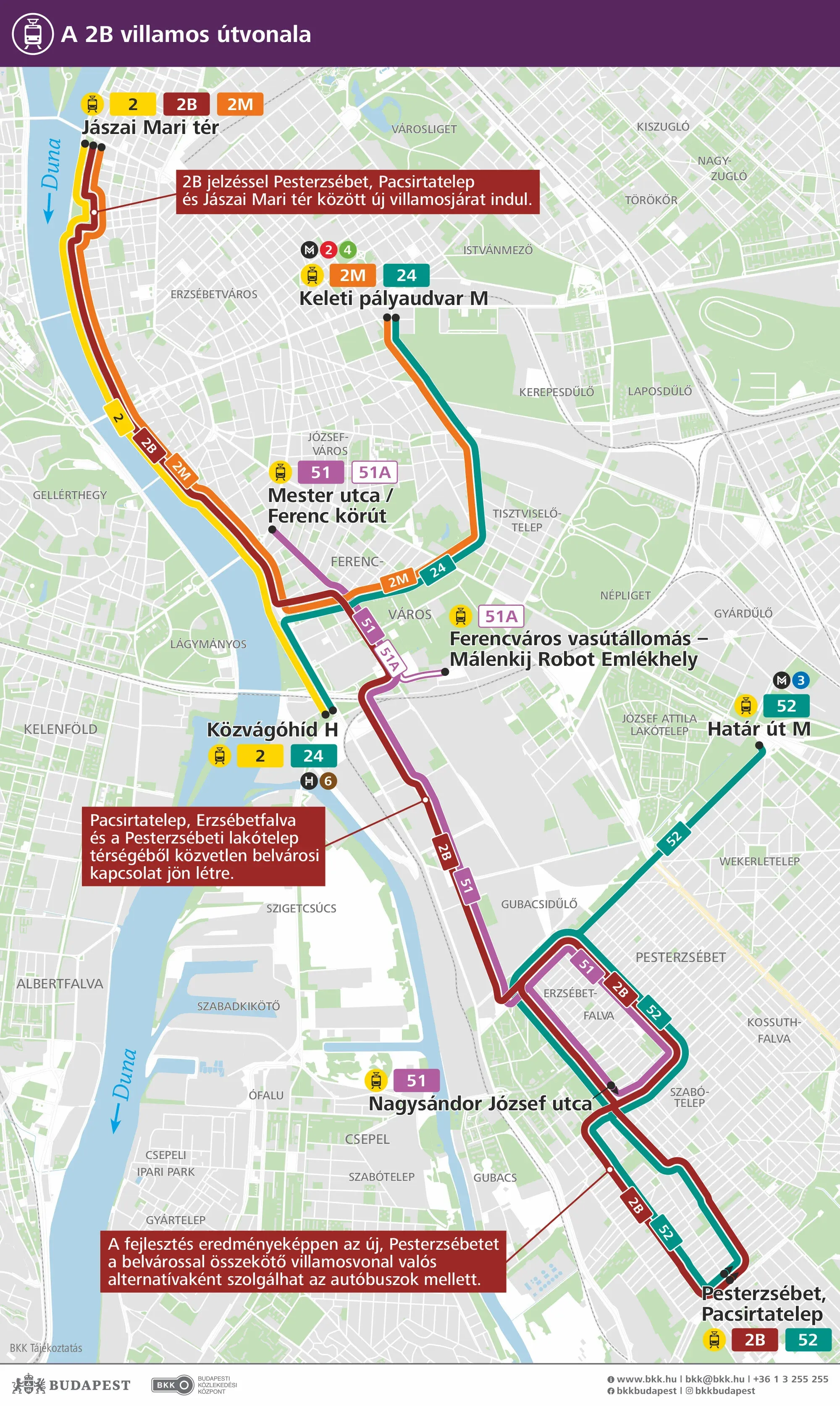 Telex: Szombattól új villamosjárat indul Budapesten
