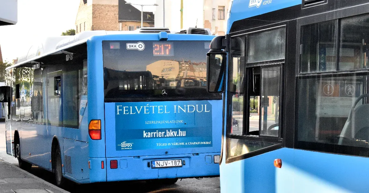 Telex: BKV-busz előtt büntetőfékezett, két év felfüggesztett ...