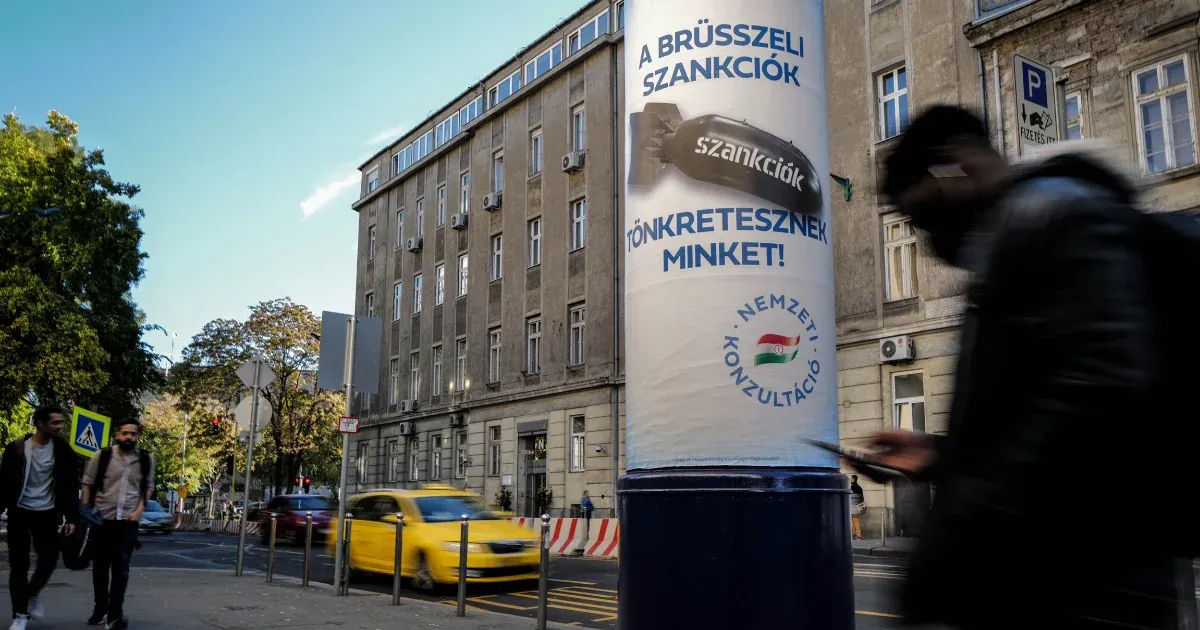 Telex: EU sanctions depicted as actual bomb in Hungarian government's ...