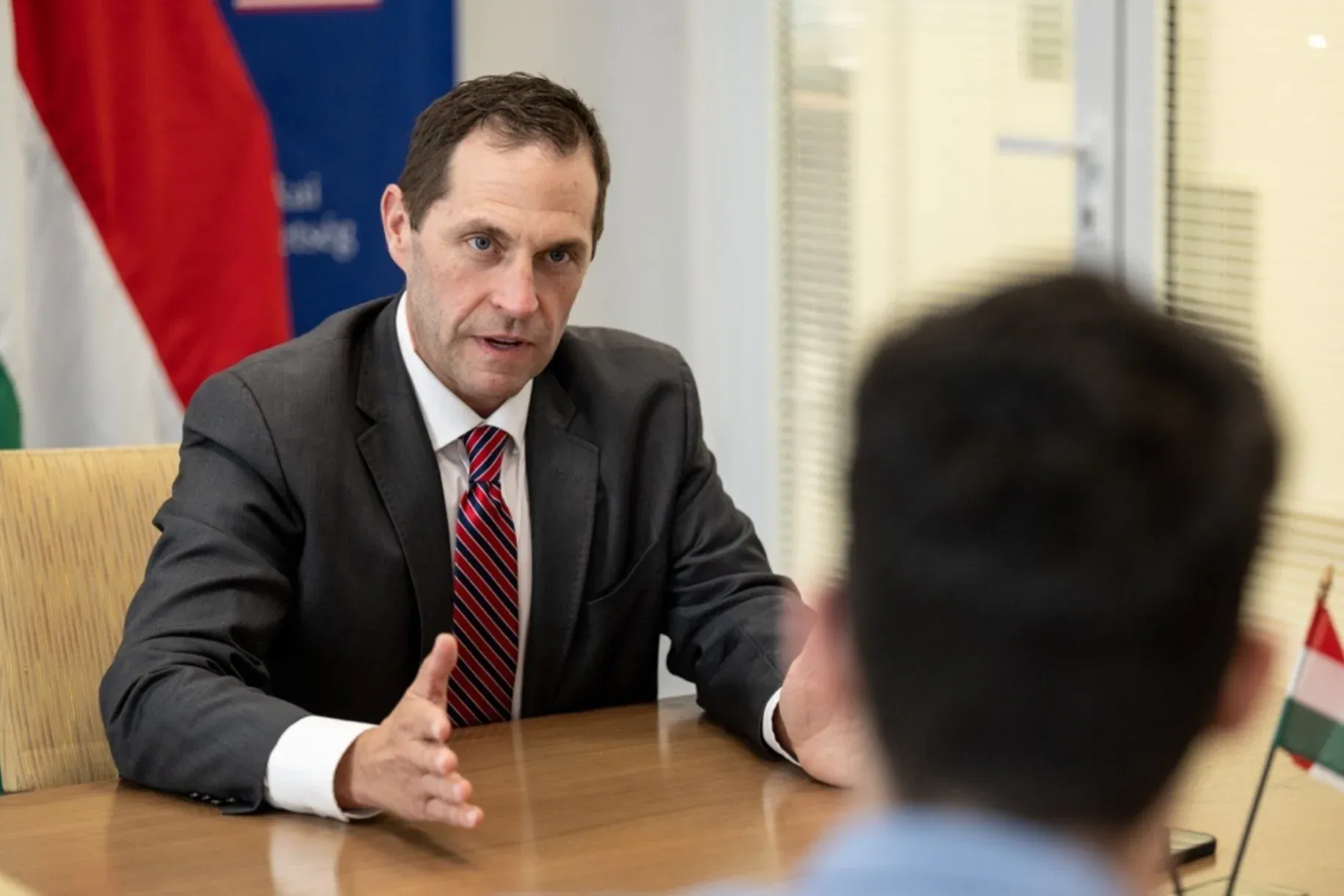 Telex: U.S. Rep. Jason Crow in Budapest: I'm extremely concerned that ...