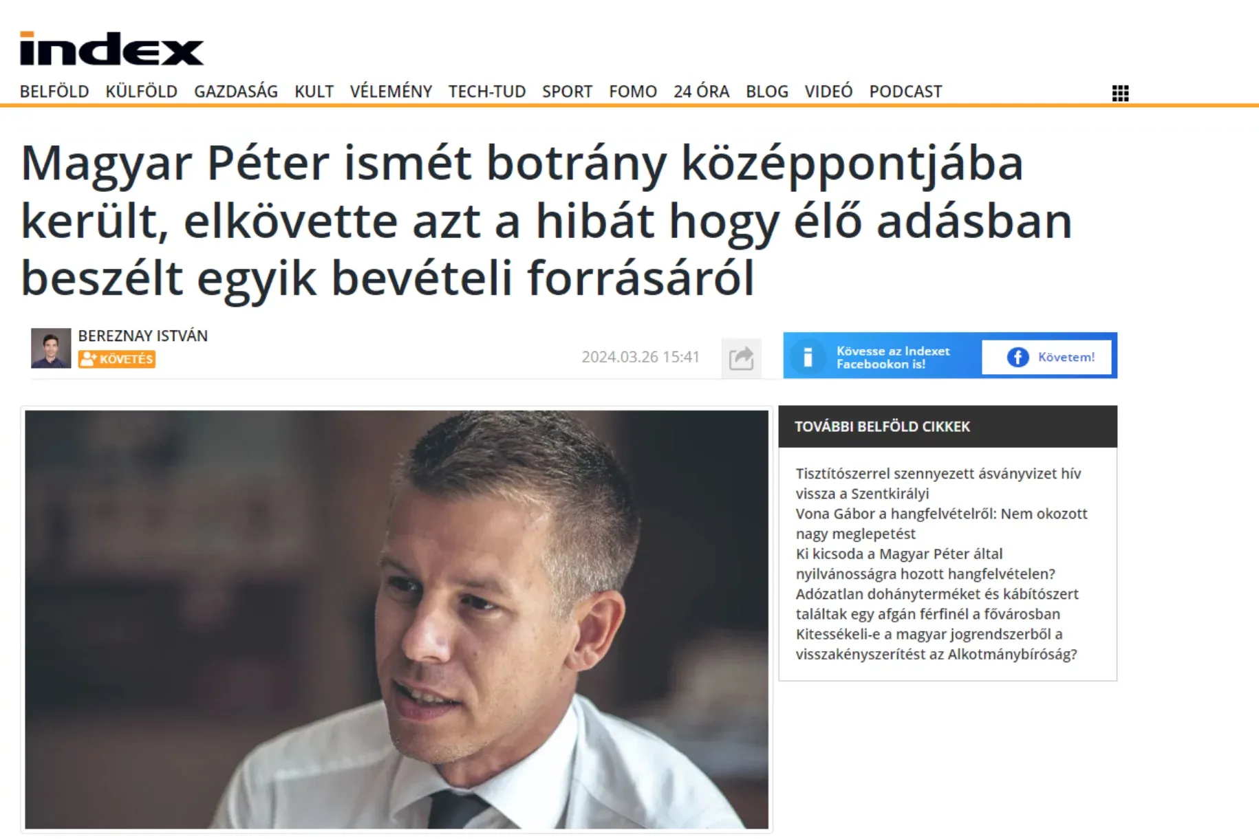 Telex: Magyar Péter visszavonhatatlanul Ismert Ember lett: már netes ...