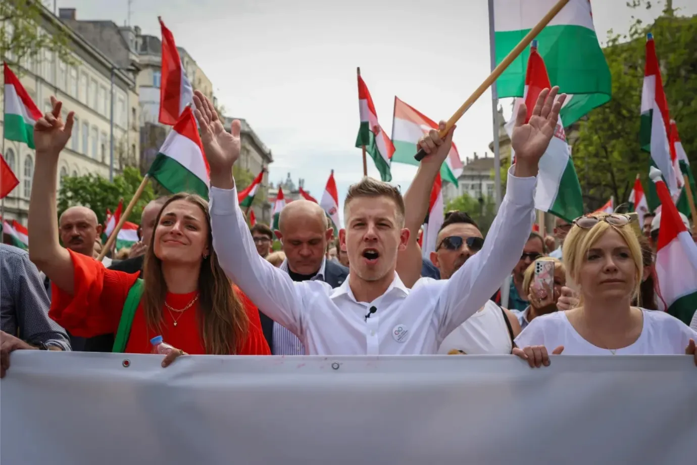 Telex: Péter Magyar announces his party