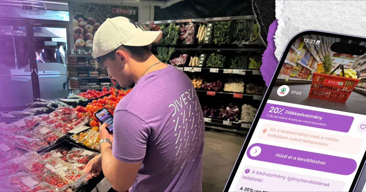 Telex: 20 százalékos diákkedvezmény a Diverzum x SPAR kollab révén (x)