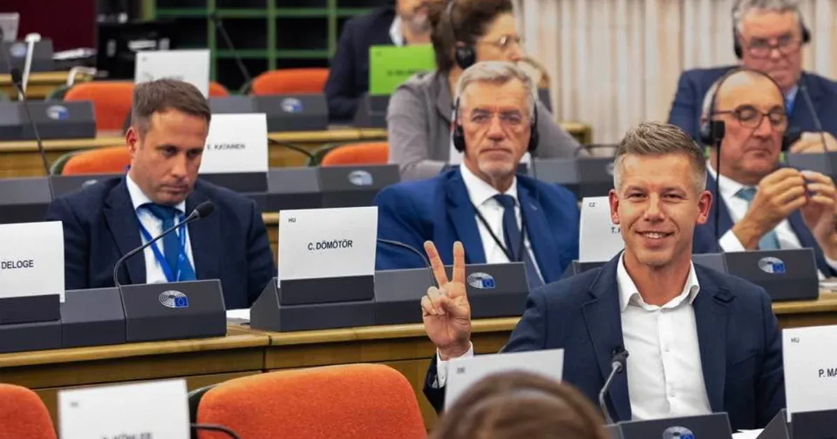 Telex: Tökéletes kép készült a vigyorgó Magyar Péterről és a magába ...