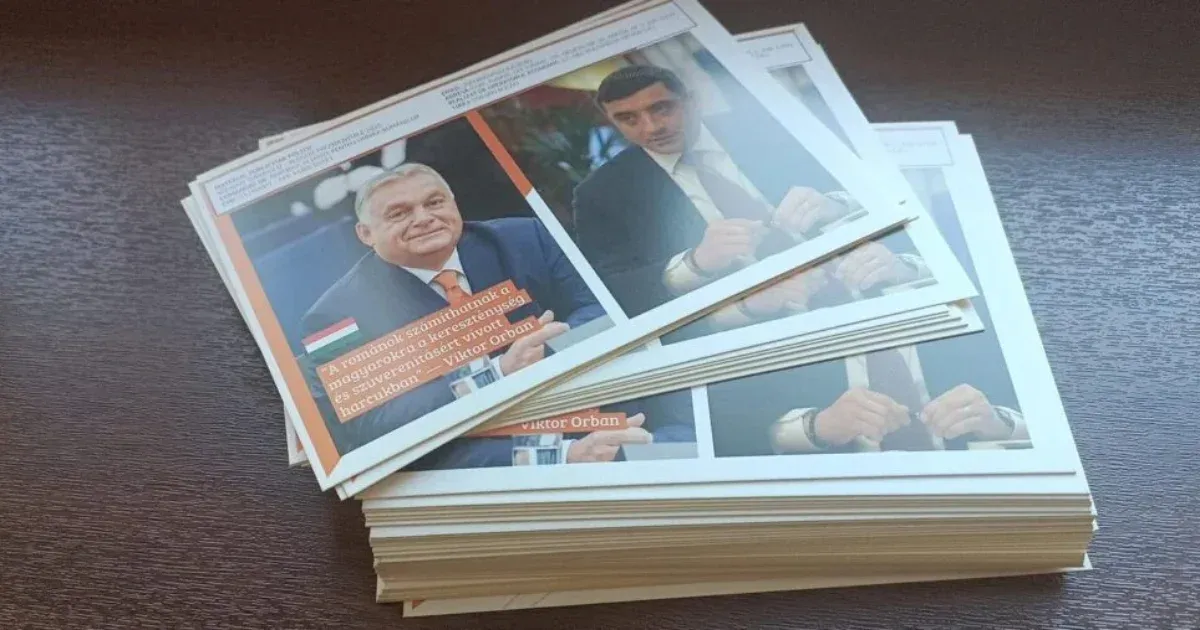Transtelex: Simion Orbán Viktorral pózol szórólapjain, célkeresztben az ...