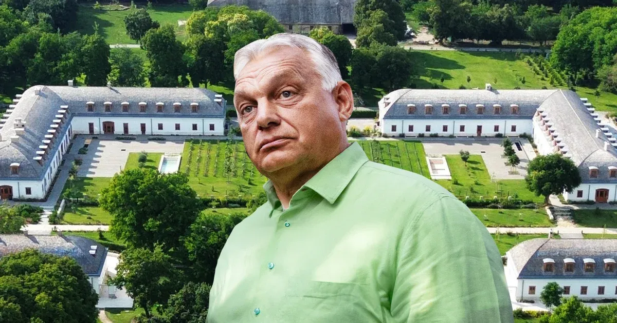 Telex: A drone video shows Viktor Orbán's father's residential property ...