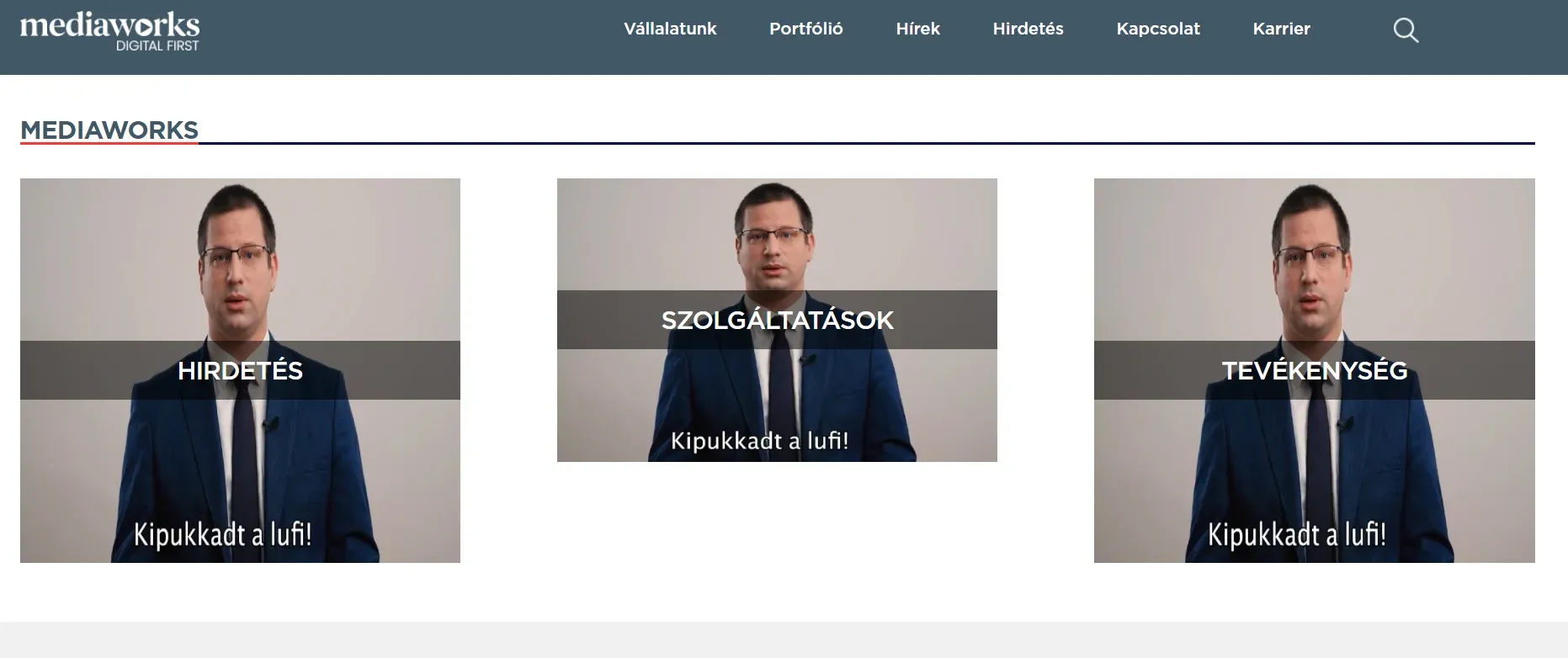 Telex: Gulyás Gergely fotói lepték el a Mediaworks honlapját, azzal a ...